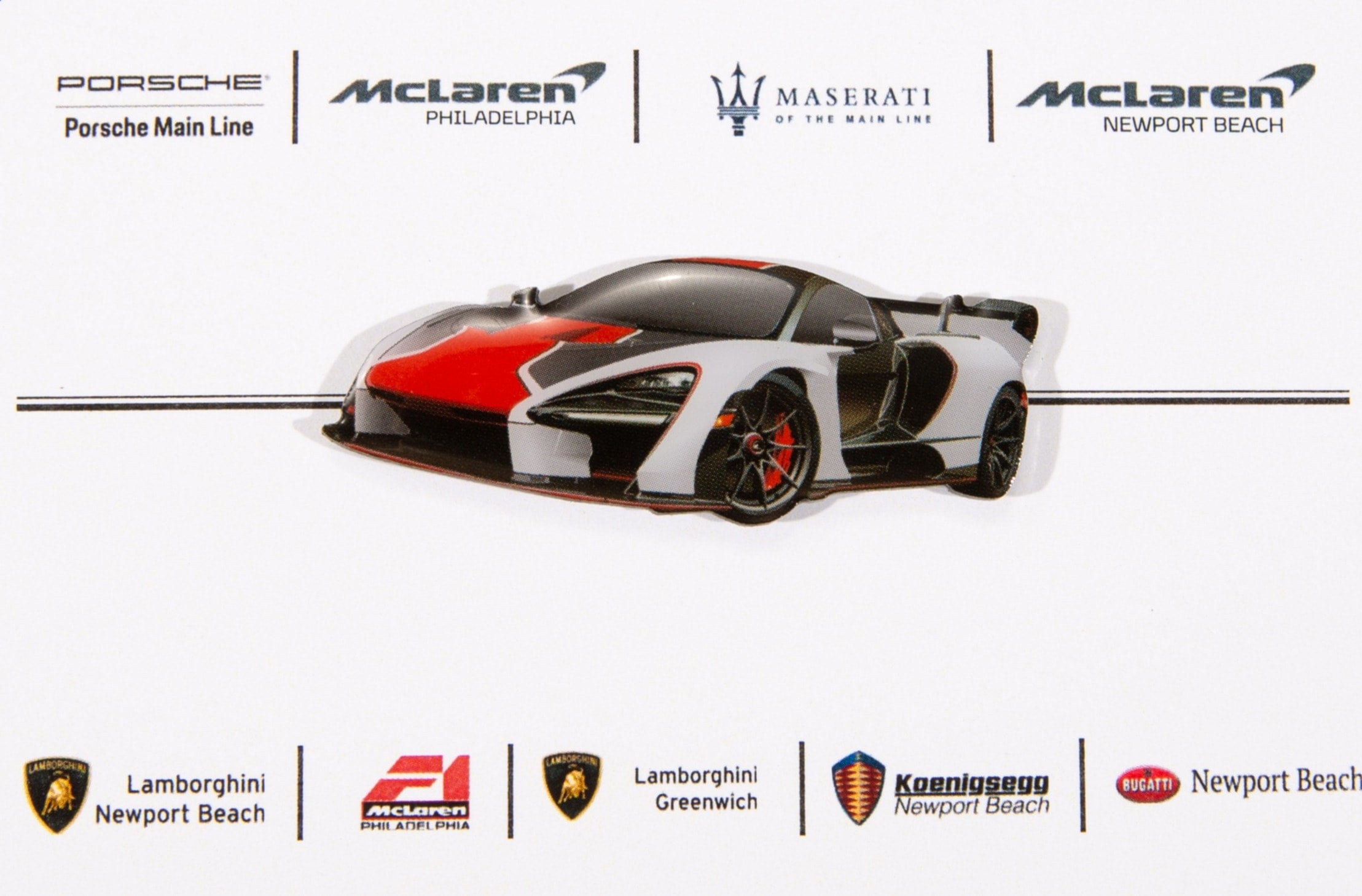 McLaren Philadelphia Senna Collectible Pin | RDS Apparel